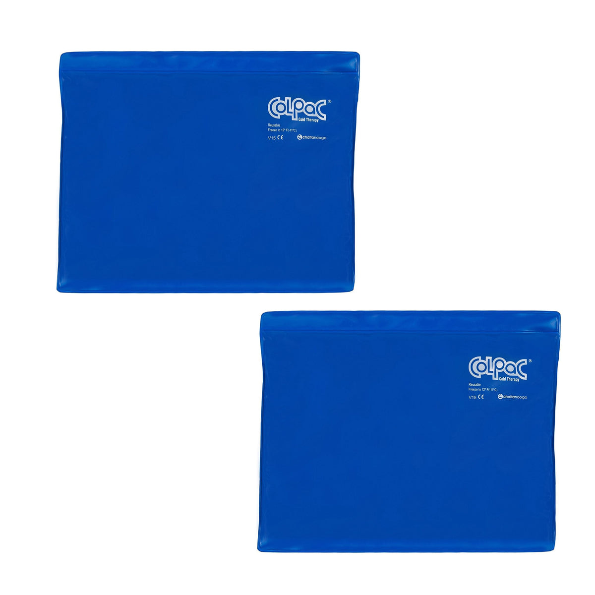 Chattanooga ColPac Reusable Blue Vinyl Gel Ice Pack (11 x 14 in., 2-Pa ...
