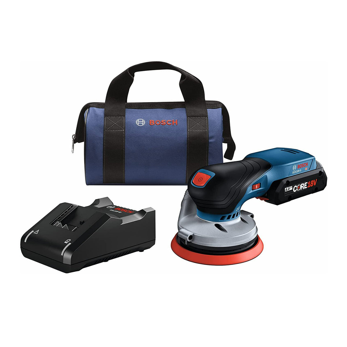 Bosch 18V Brushless 5-Inch Random Orbit Sander Kit (Refurbished ...