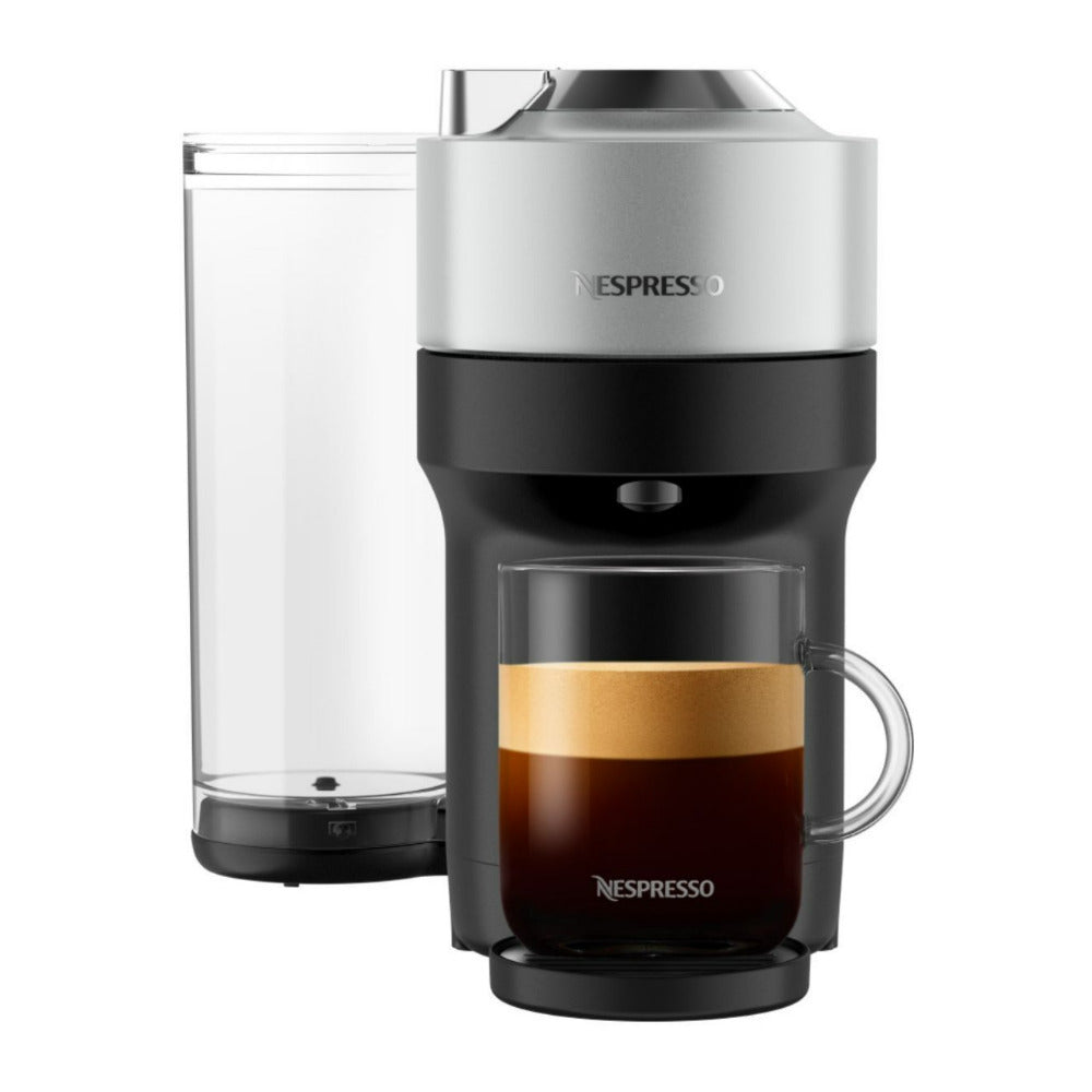 Nespresso Vertuo Pop Plus Deluxe Silver Coffee and Espresso Machine ...
