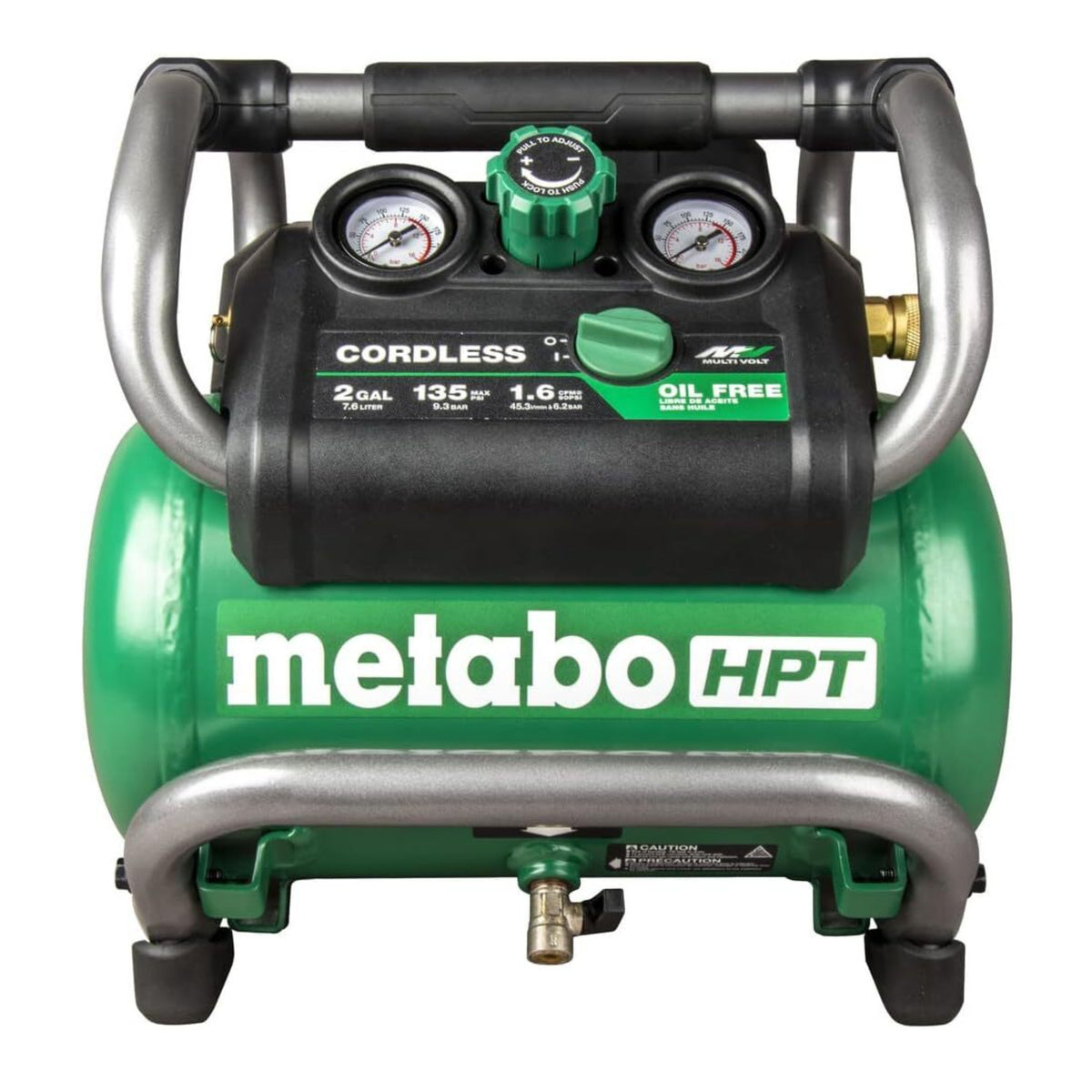 Metabo HPT 36V MultiVolt 2 Gallon Cordless Air Compressor (Tool Only ...